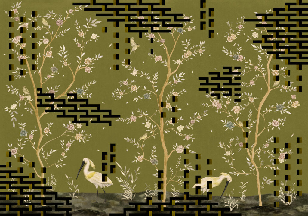 Tetris Chinoiseries Green – Tres Tintas